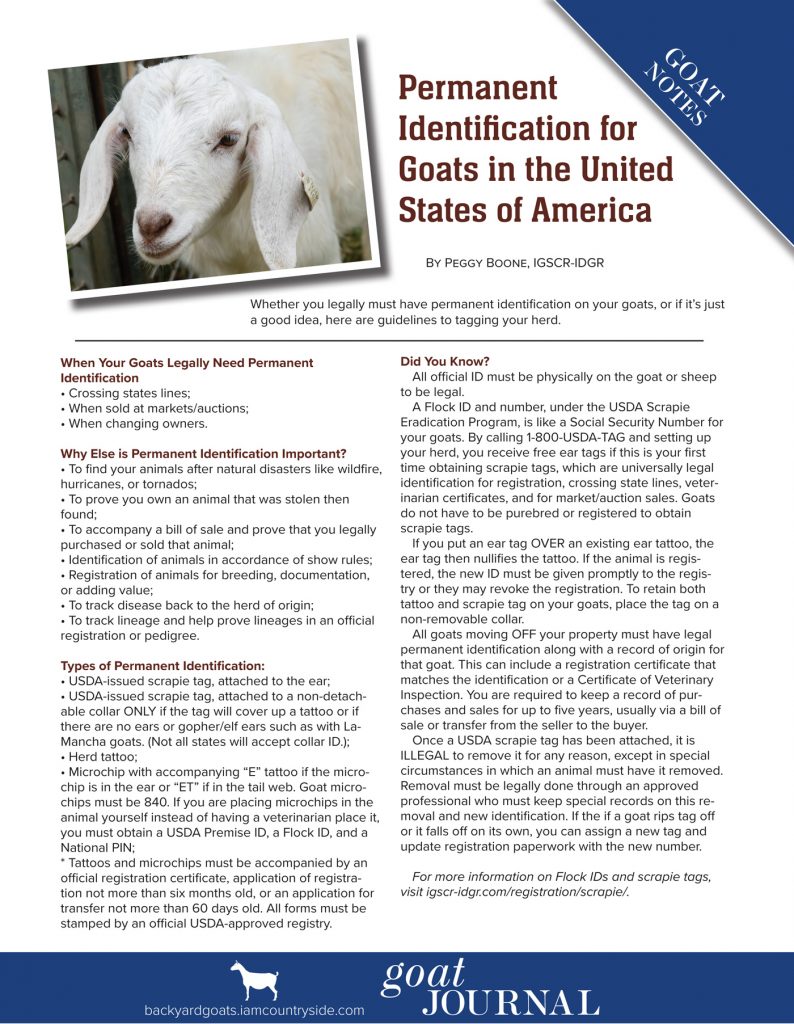 Goat Journal November/December 2020 - Goat Journal